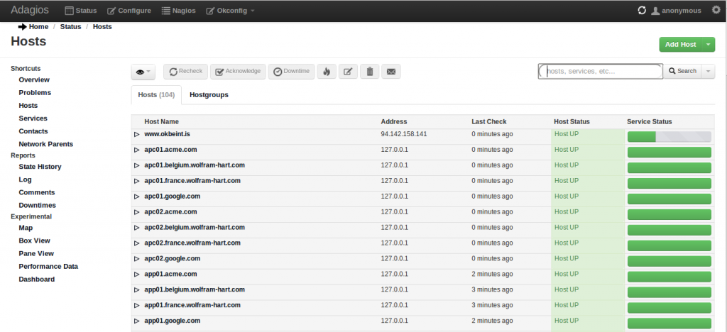 Adagios : La nouvelle console d’administration pour Nagios et cie | Communauté Francophone de la ...
